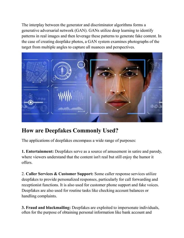 What is Deepfake AI? How it works and How Dangerous Are They? | PPT ...