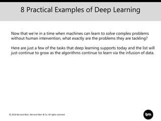 What Is Deep Learning AI? A Simple Guide With 8 Practical Examples | PPTX | Business I.T. | Business