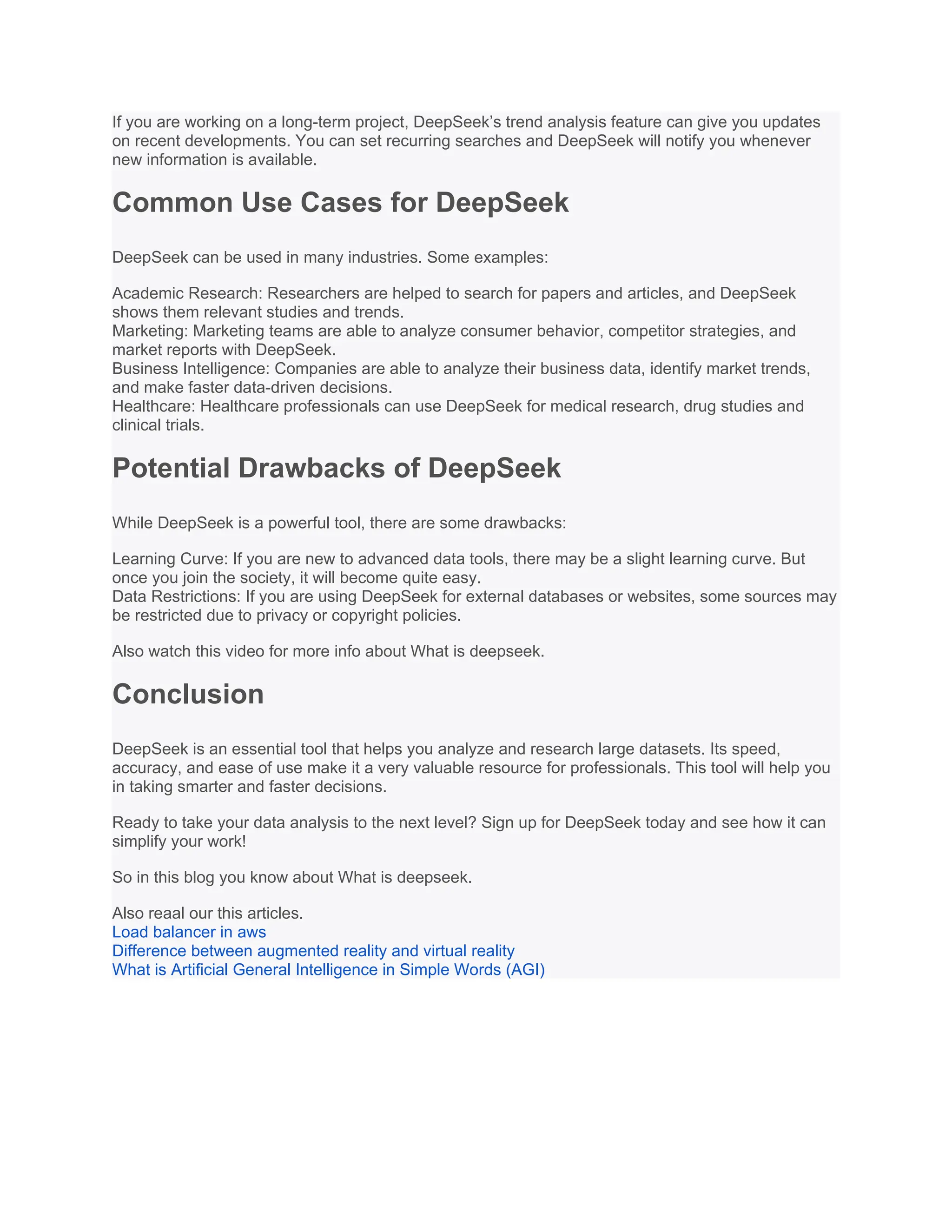 What is deepseek and how to use it know on skillhost | DOCX