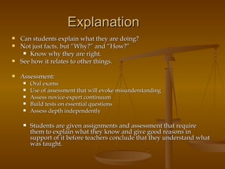 What Is Deep Understanding | PPT