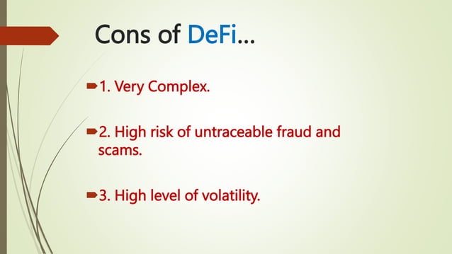 DeFi: Meaning and Application in the World of Crypto | PPT