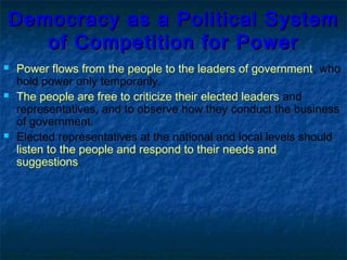 What is democracy | PPT