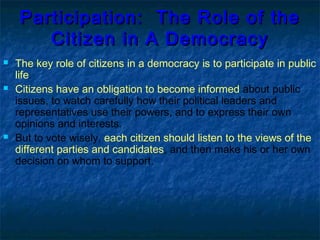 What is democracy | PPT
