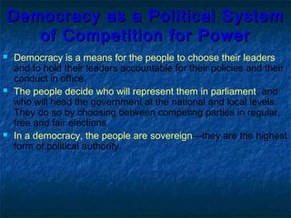 What is democracy | PPT