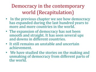 What is democracy | PPTX