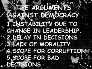 What is democracy why democracy | PPTX