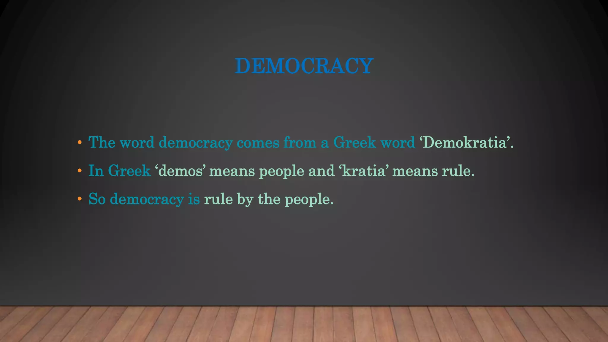 What is democracy why democracy | PPTX