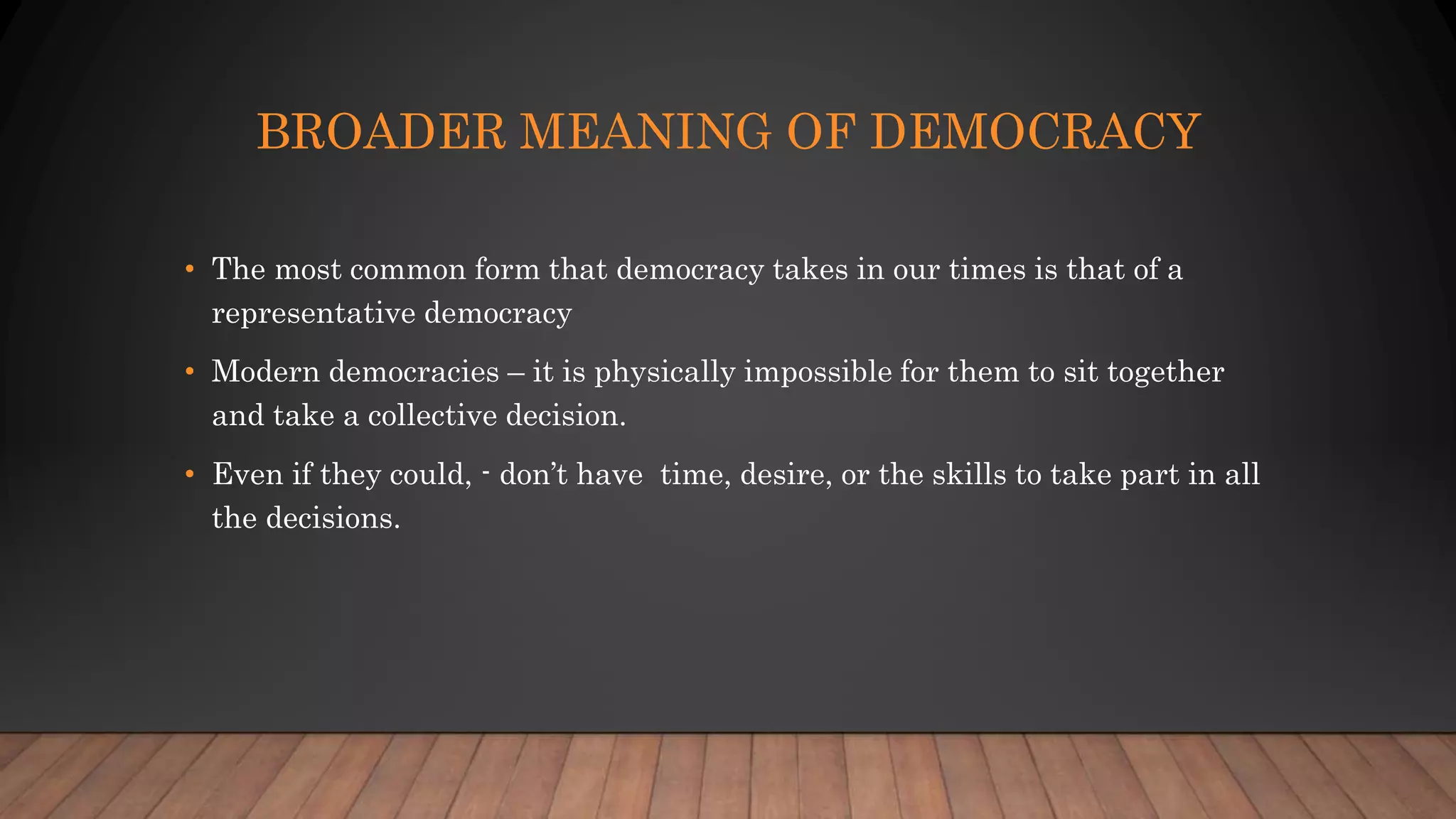 What is democracy why democracy | PPTX