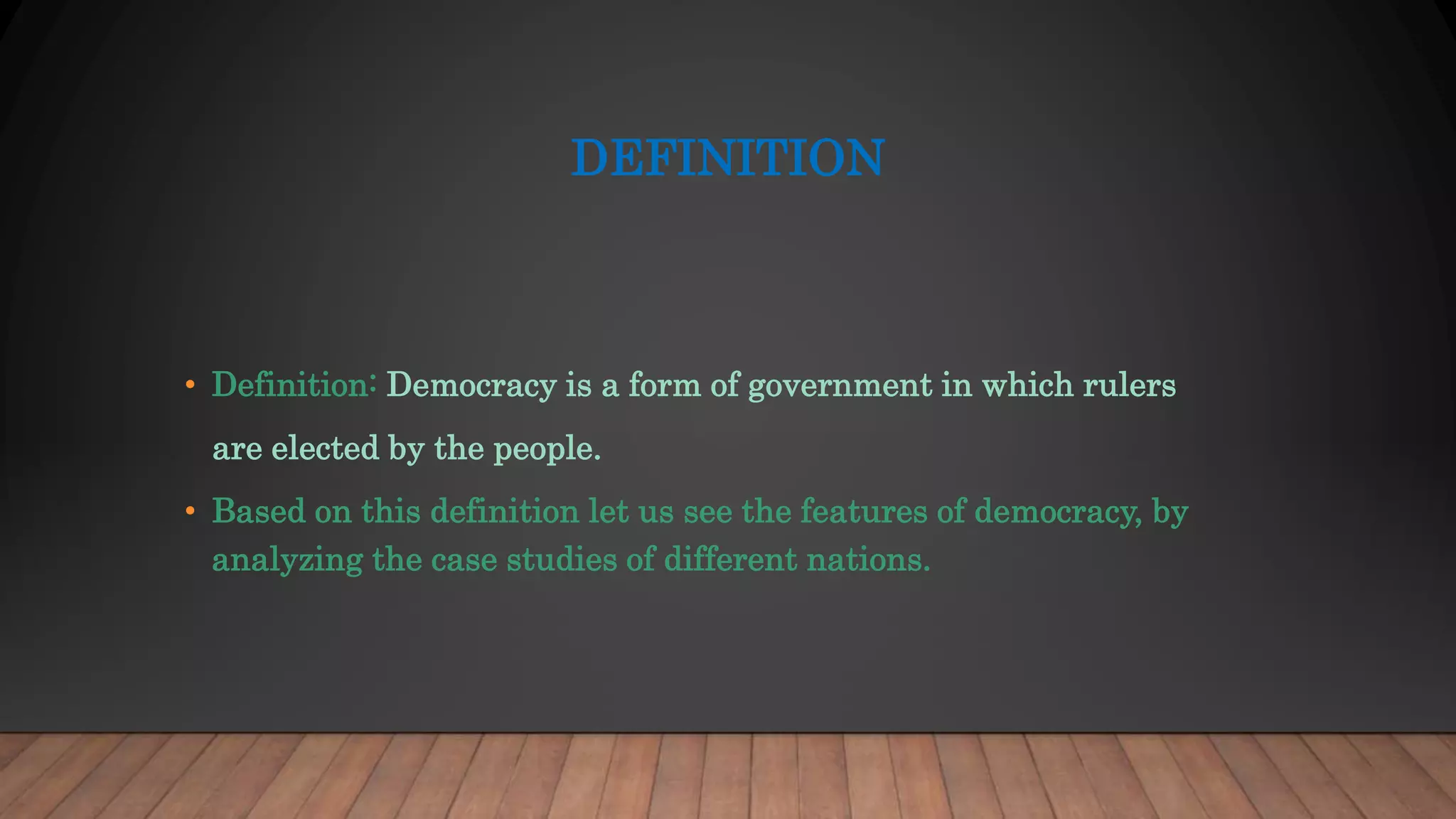 What is democracy why democracy | PPTX