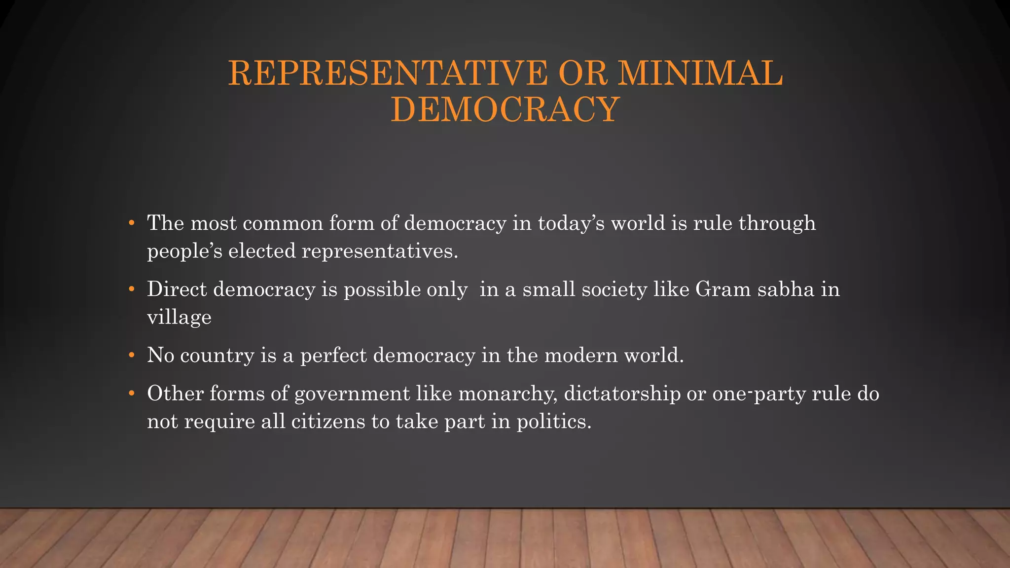 What is democracy why democracy | PPTX