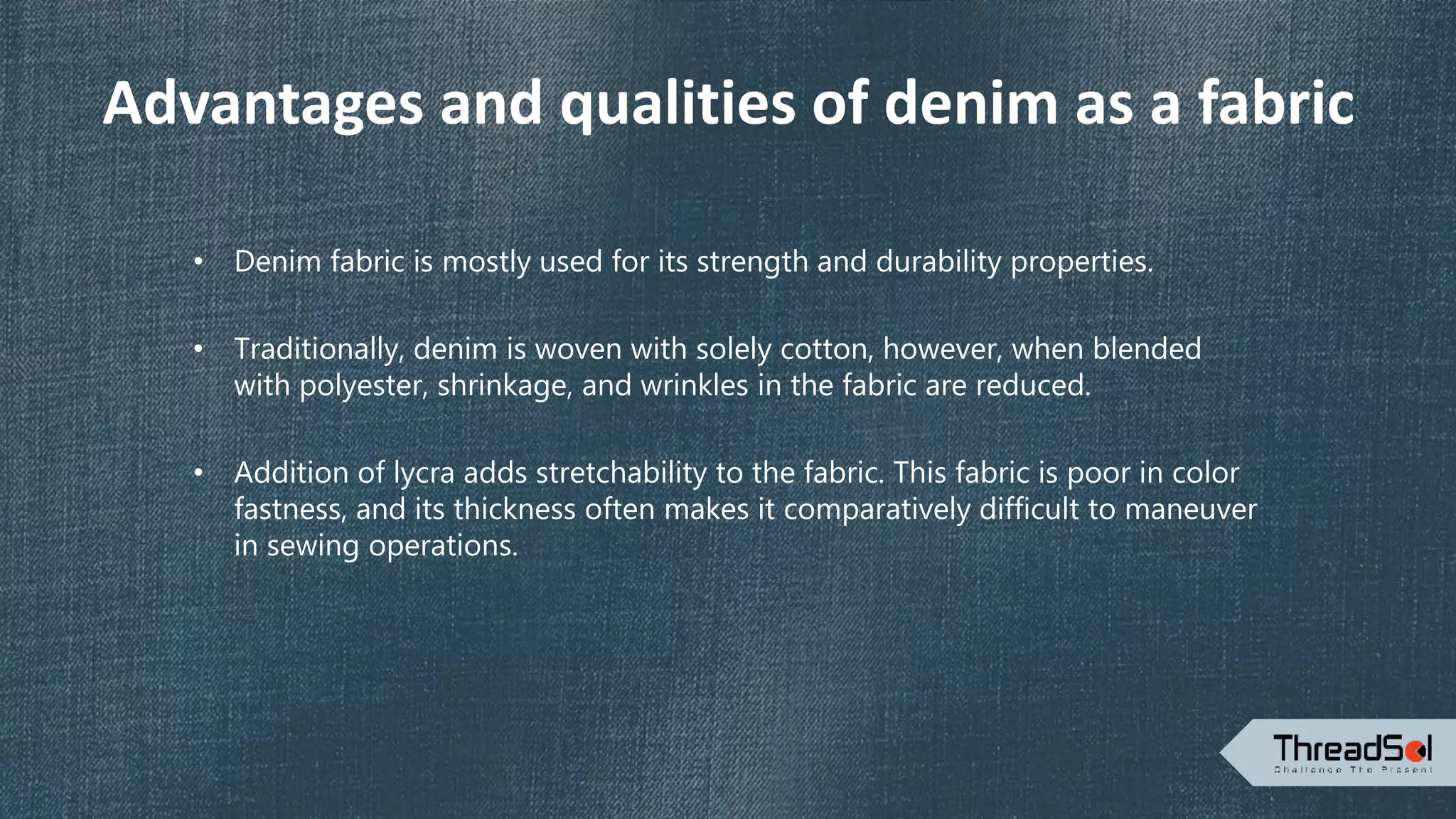 What is denim? | PPTX