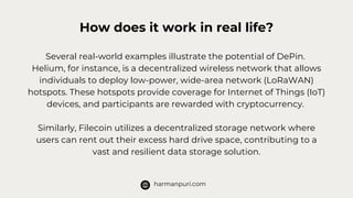 What is DePin or Decentralized Physical Infrastructure DePin for ...