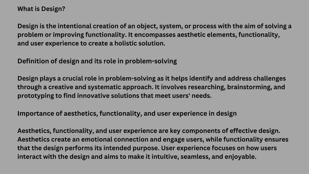 What is Design Thinking Why is It Important.pdf | Technology & Computing