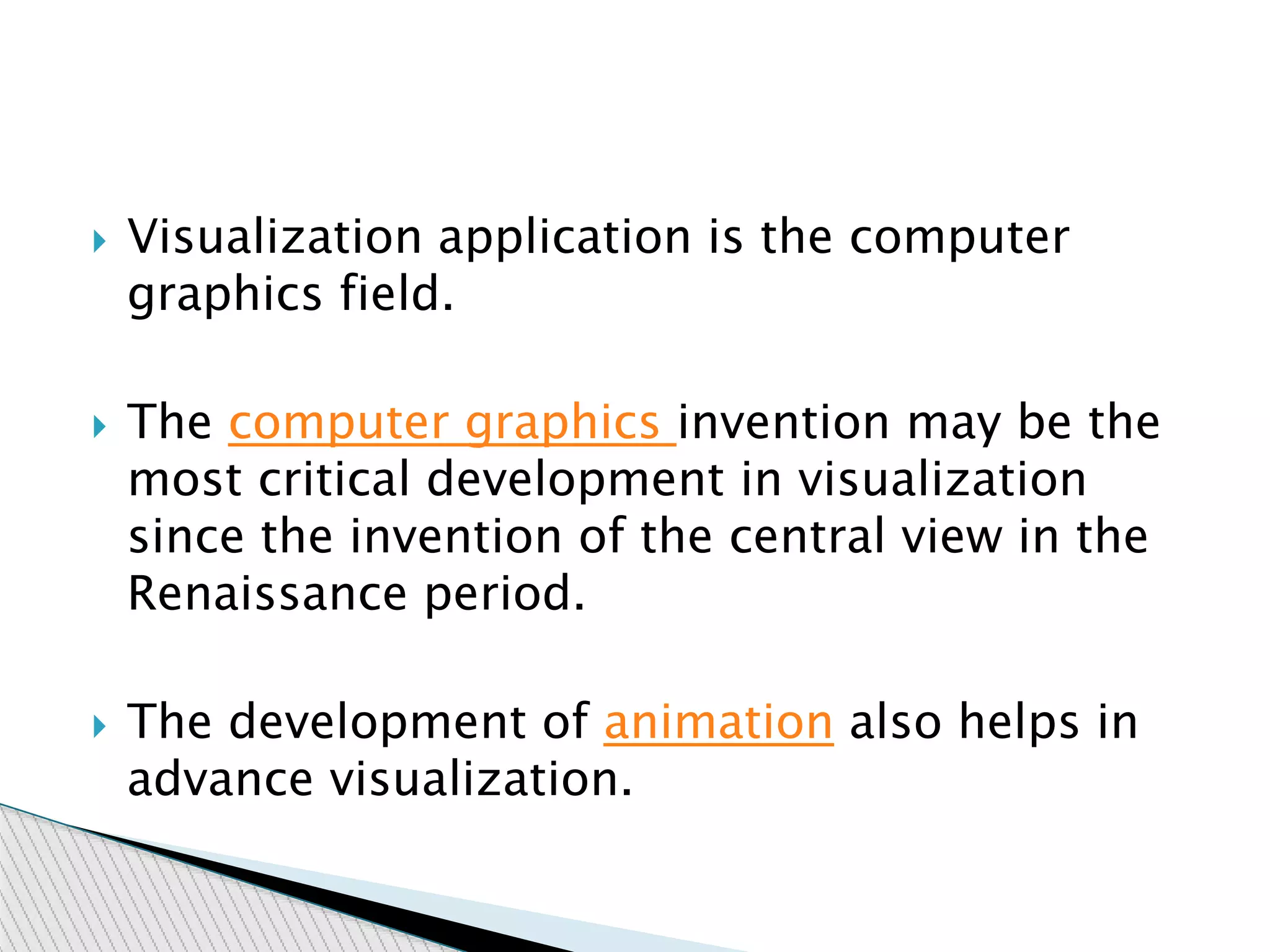 What is Design Visualization? | PPTX | 3-D Graphics | Computer Software and Applications