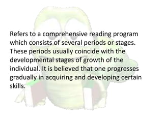 What is developmental reading | PPTX