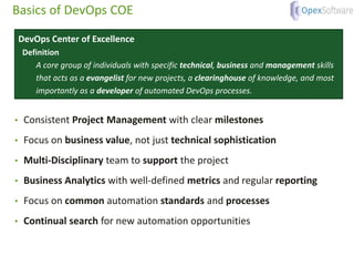 What is DevOps? What is DevOps CoE? | PPTX