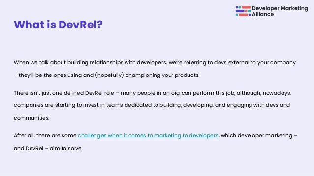 What is DevRel - Developer Marketing Alliance.pptx