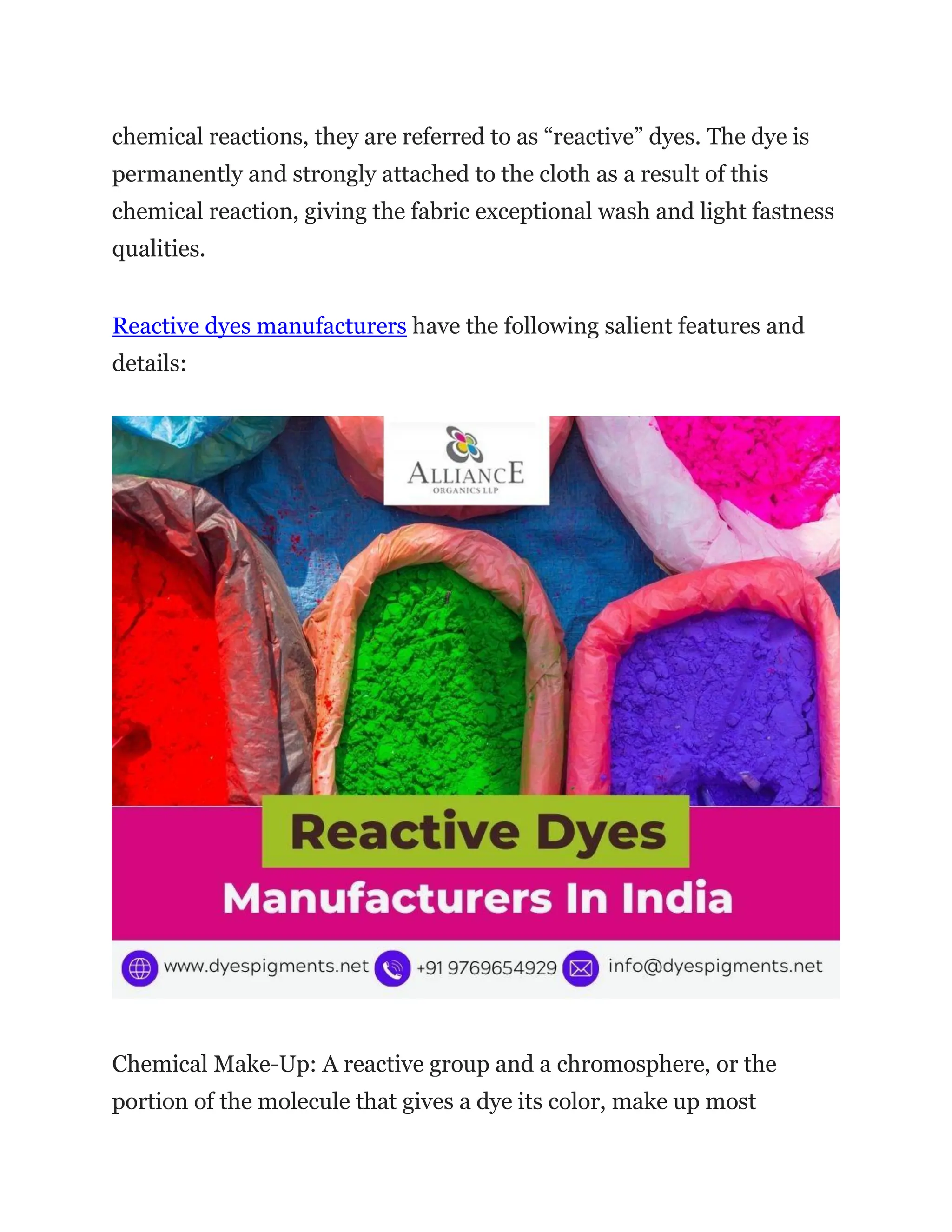 What is different between Fluorescent Pigment and Reactive Dyes.pdf