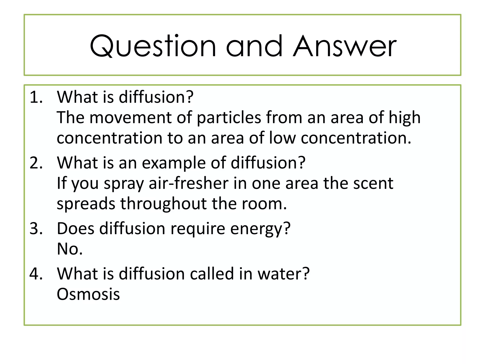 What is diffusion | PPTX