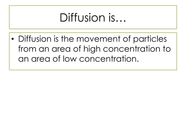 What is diffusion | PPTX