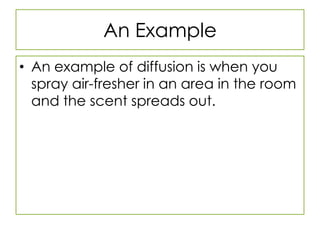 What is diffusion | PPTX