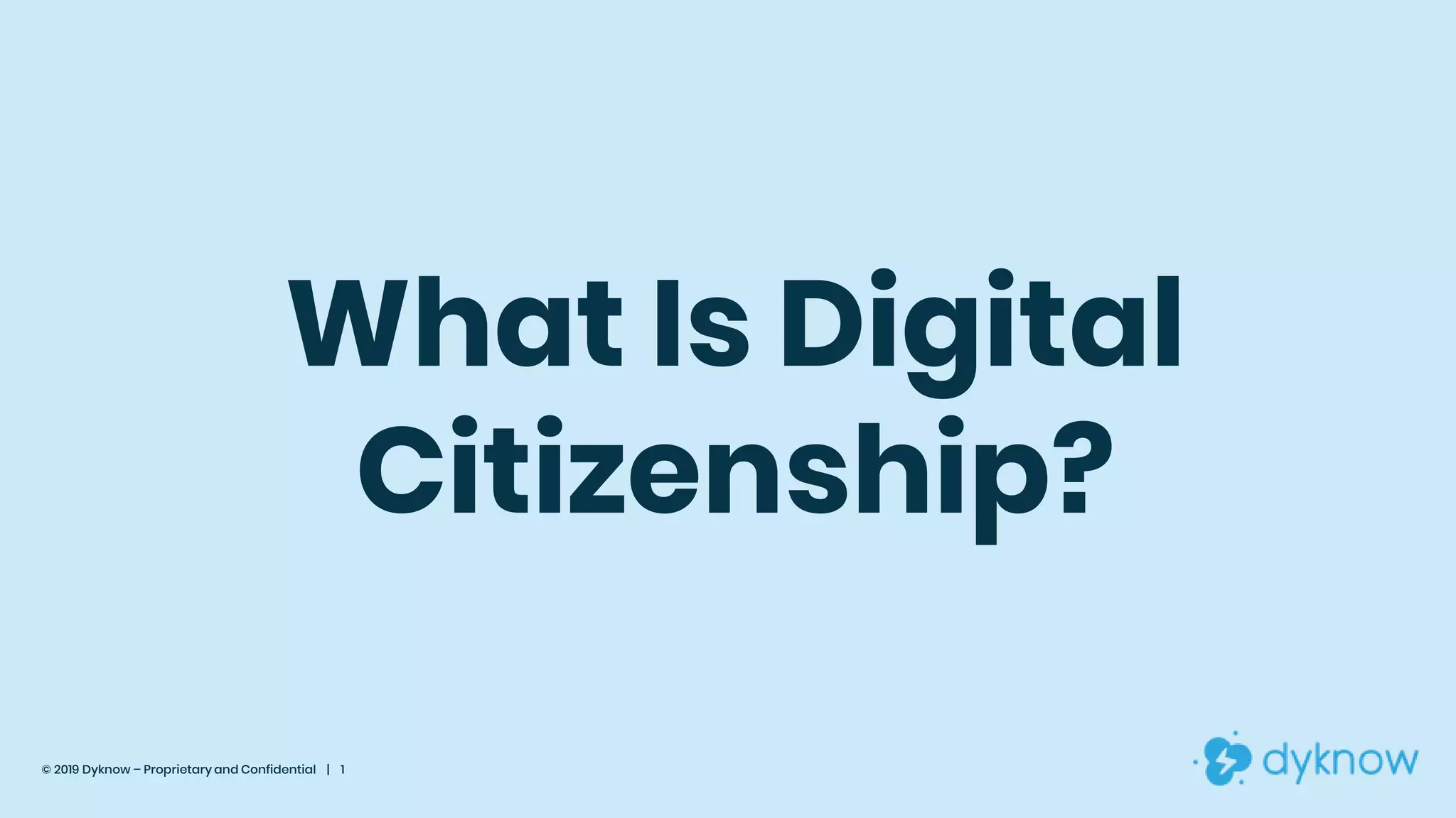 What Is Digital Citizenship? | PPT