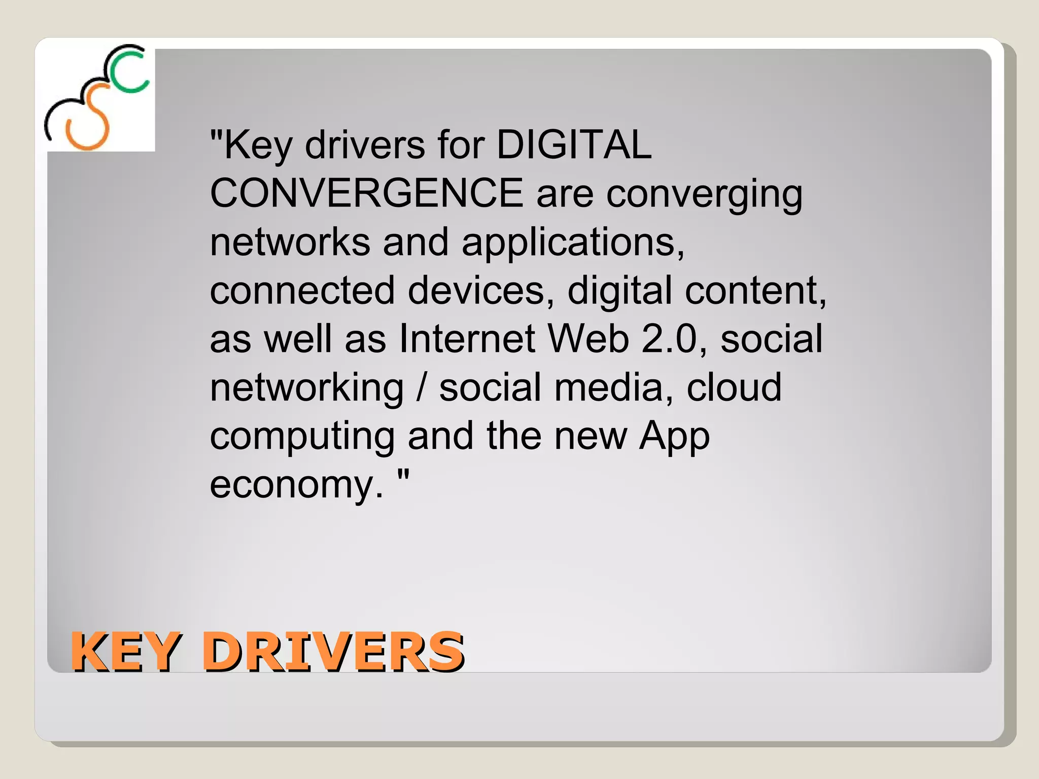 What Is Digital Convergence? | PPT