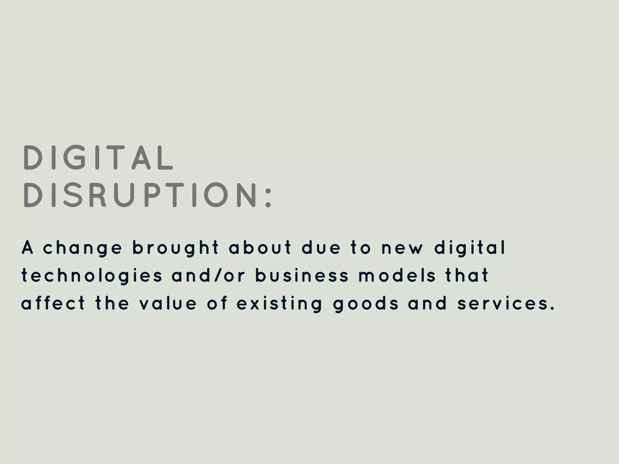 What is Digital Disruption? | PPT