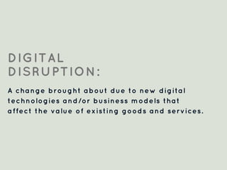 What is Digital Disruption? | PPT