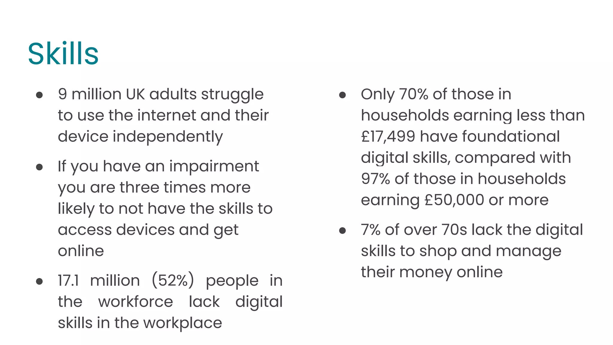 What is digital exclusion, how big a problem is it for us and how do we ...
