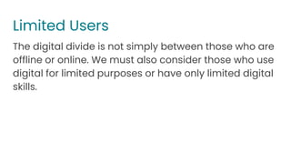 What is digital exclusion, how big a problem is it for us and how do we ...