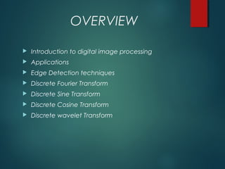 Basics of edge detection and forier transform | PPT