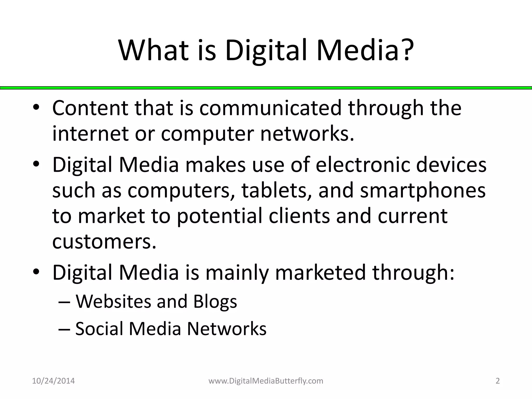 What is Digital Media? | PPTX