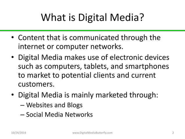 What is Digital Media? | PPTX