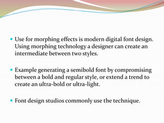 What is Digital Morphing and Its Techniques | PPTX