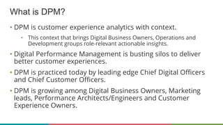 What is Digital Performance Management? | PPTX