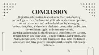 What is Digital Transformation? An Ultimate Guide | PDF