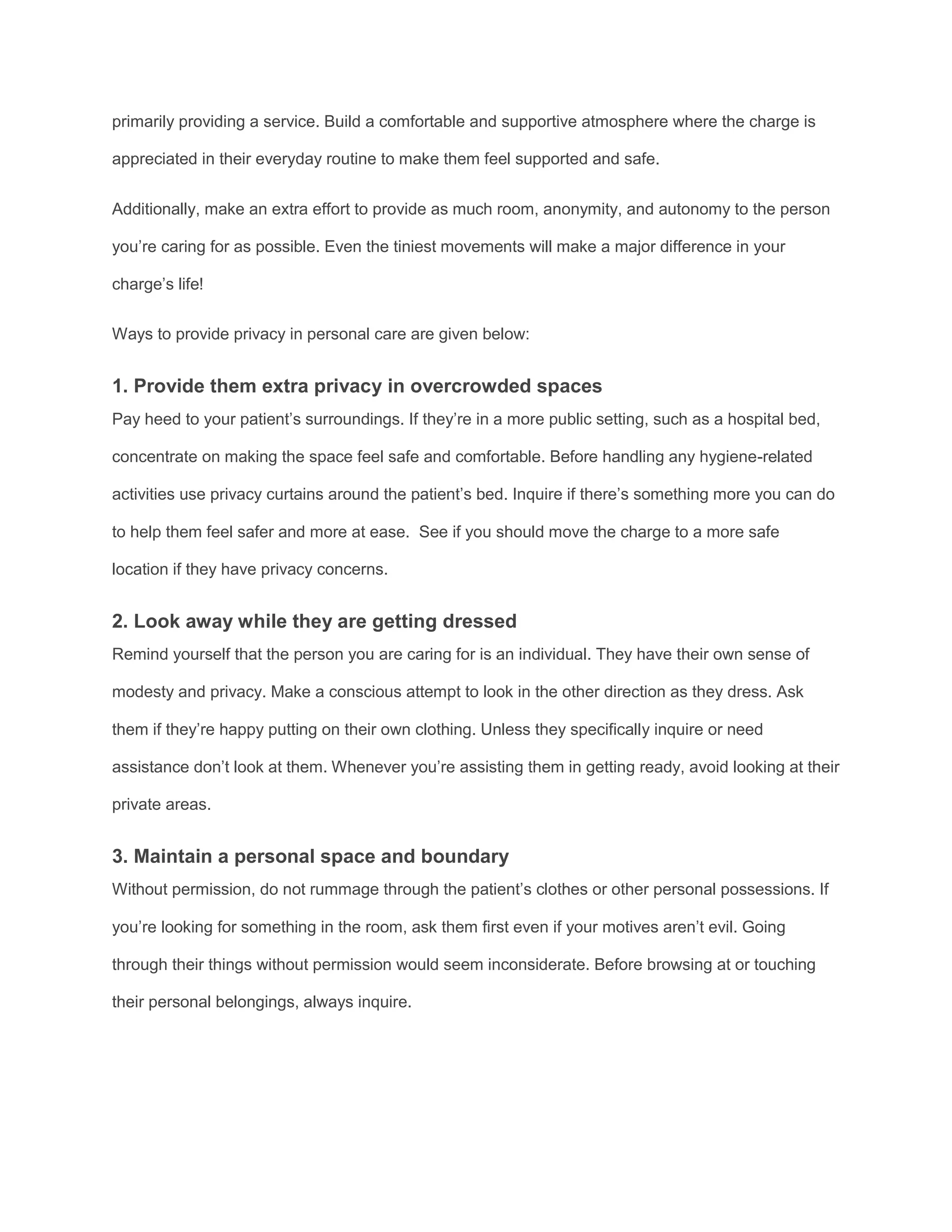 What is dignity in care | PDF