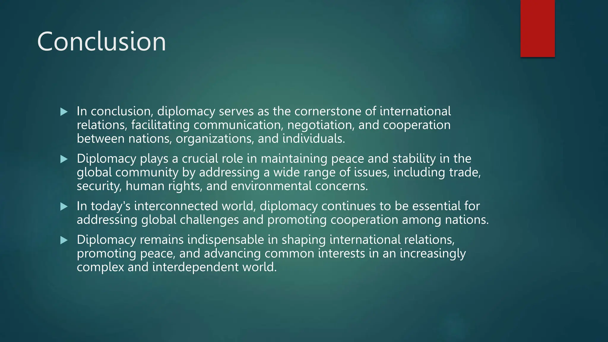 What is Diplomacy, Presentation on Diplomacy.pptx