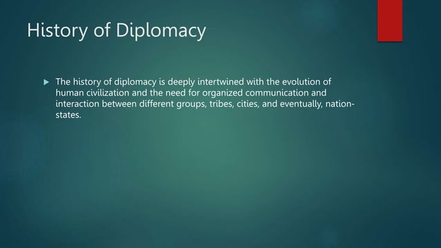 What is Diplomacy, Presentation on Diplomacy.pptx | Political Issues ...