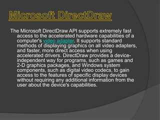 What is direct X ? | PPT