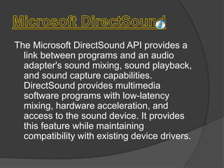 What is direct X ? | PPT