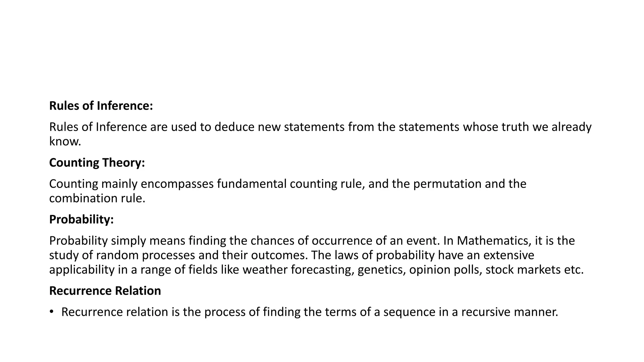 What is discrete mathematics | PPT