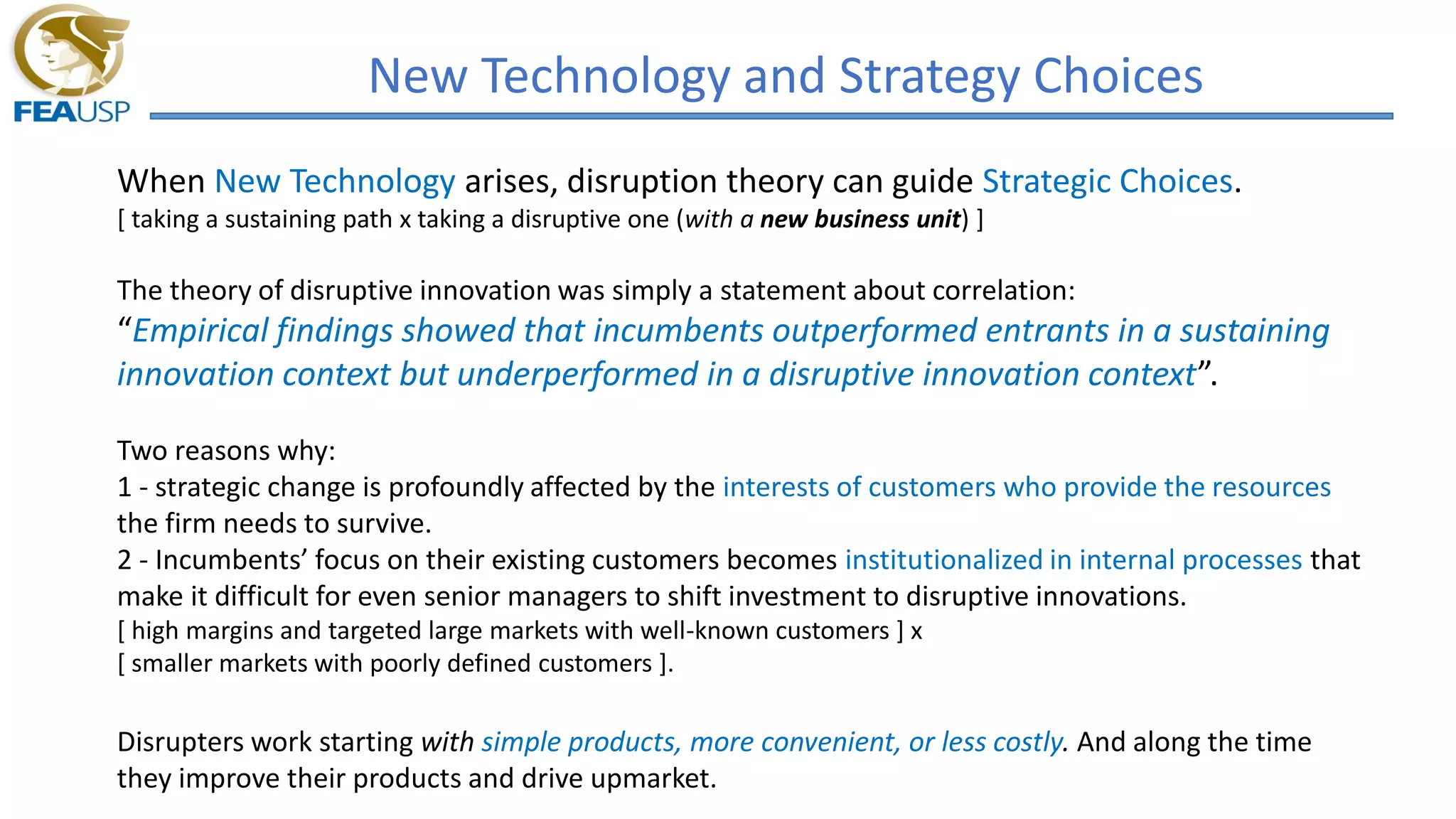 What is disruptive innovation? | PDF