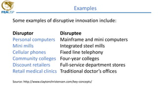 What is disruptive innovation? | PDF
