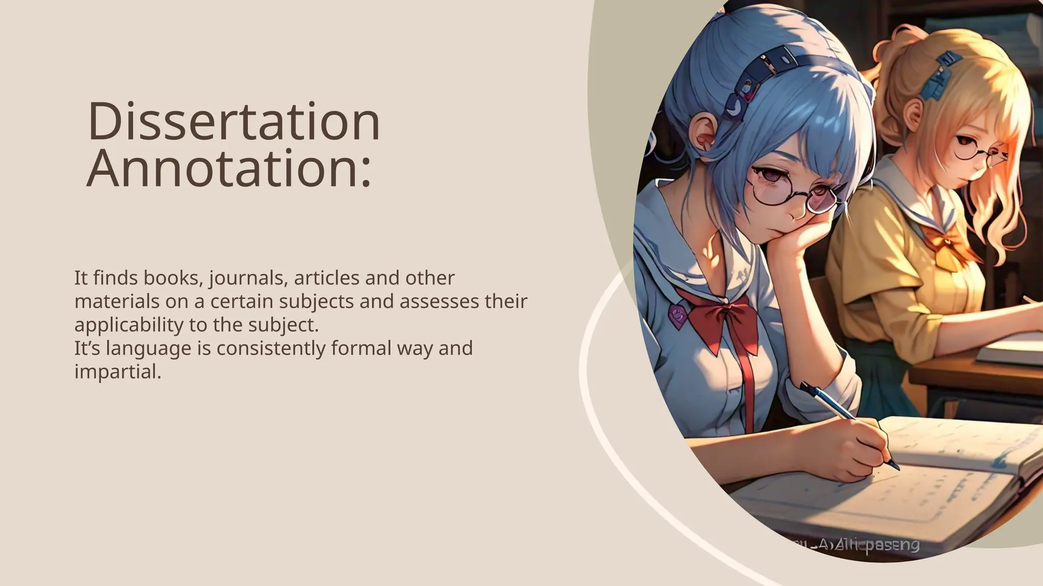 What is Dissertation with their Definition? | PPT