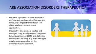 What Is Dissociation Psychology, Definition and Treatments | PDF