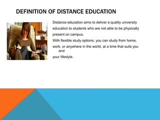 What is distance education? | PPT