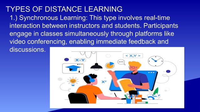 WHAT IS DISTANCE LEARNING AND ITS TYPES. | PPT