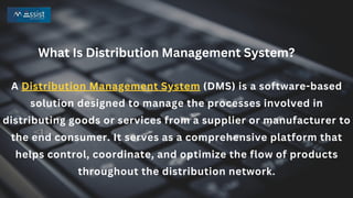 What Is Distribution Management System | PDF